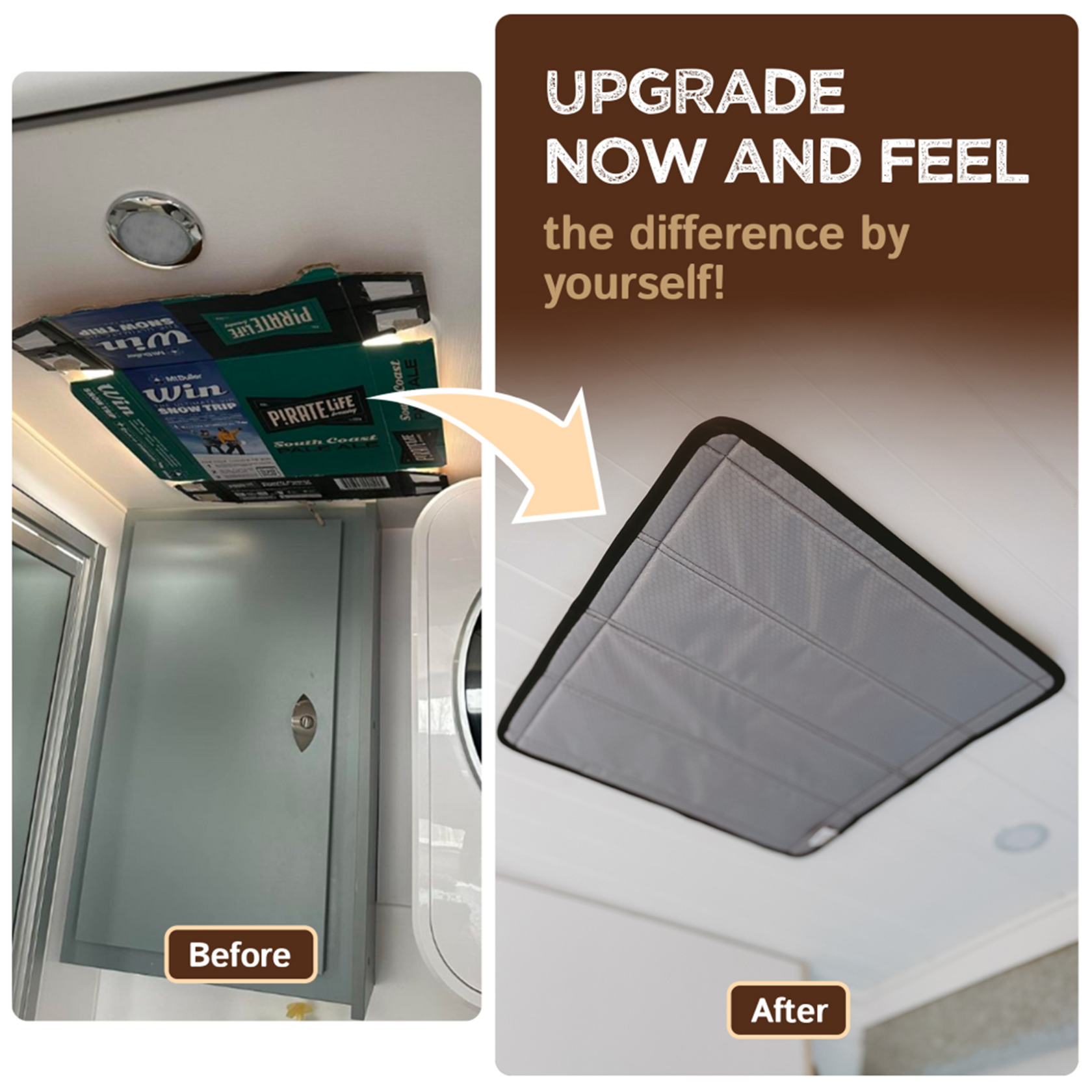 Campervan and Caravan Roof Hatch Cover – Living in a Bubble AU