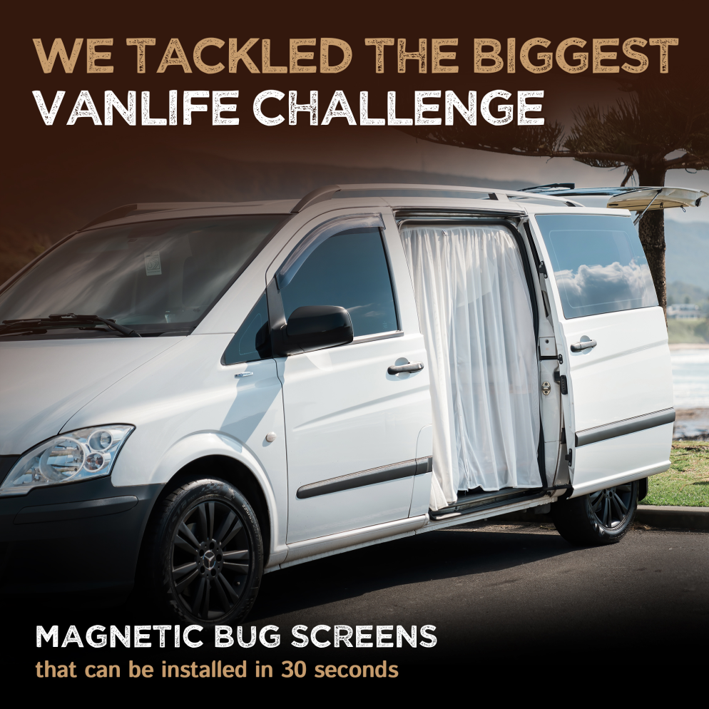 Magnetic Side Door Van Fly Screen - Standard Size – Living in a Bubble AU