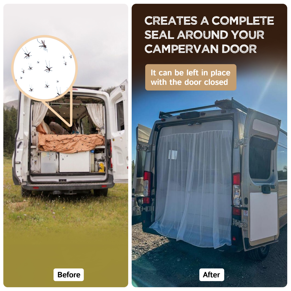 Magnetic Rear Door Van Fly Screen - Standard Size – Living in a Bubble AU