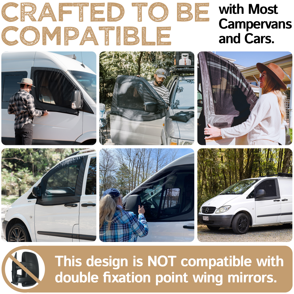 Magnetic Front Window Flyscreens For Cars And Vans – Living in a Bubble AU