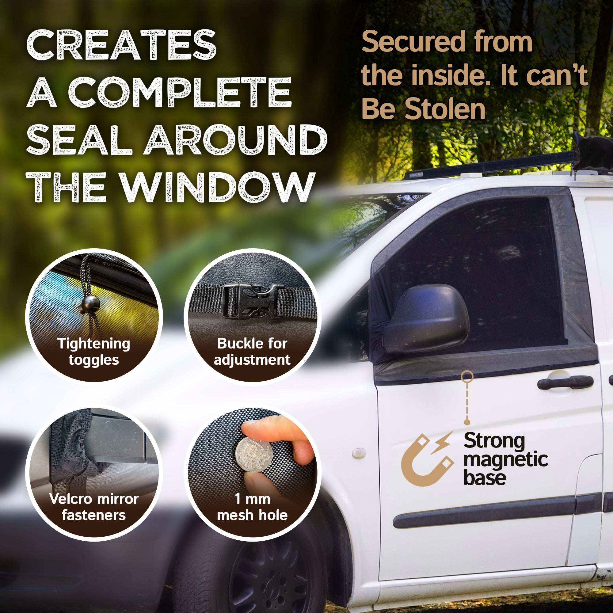 Magnetic Front Window Flyscreens For Cars And Vans – Living in a Bubble AU