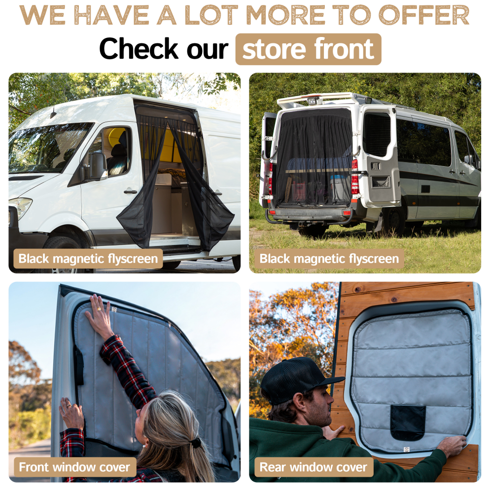 Magnetic Van Fly Screen - White – Living in a Bubble AU