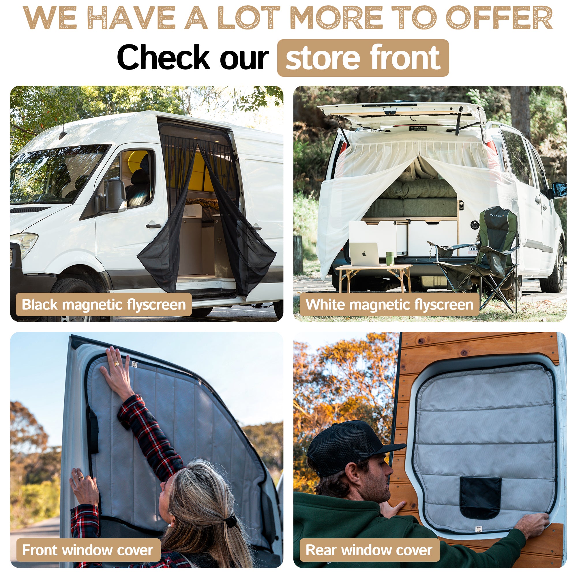 Magnetic Front Window Flyscreens For Cars And Vans – Living in a Bubble AU