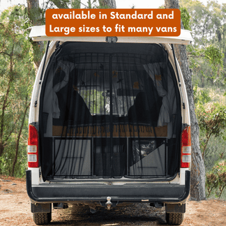 Magnetic Van Fly Screen - Rear Door - Standard Size – Living in a Bubble AU